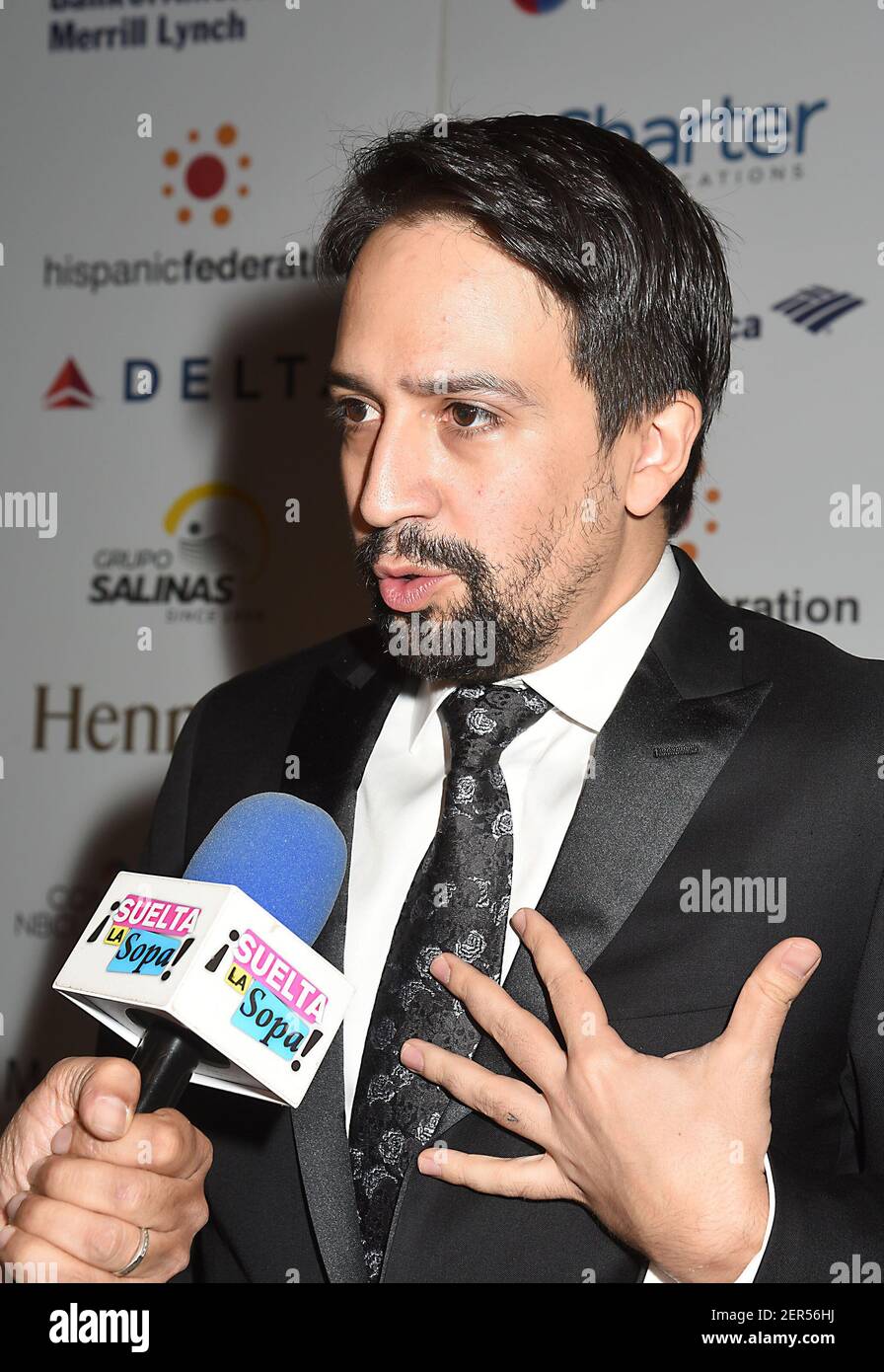 Lin-Manuel Miranda attends the Hispanic Federaton's "Rising Stronger ...