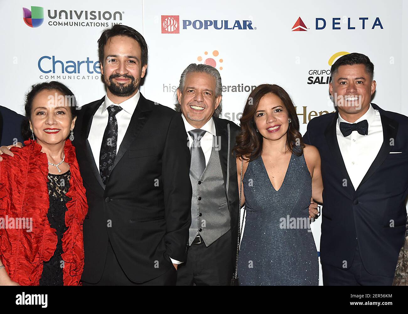 Lin-Manuel Miranda and family, mother Dr Luz Towns-Miranda, father Luis ...