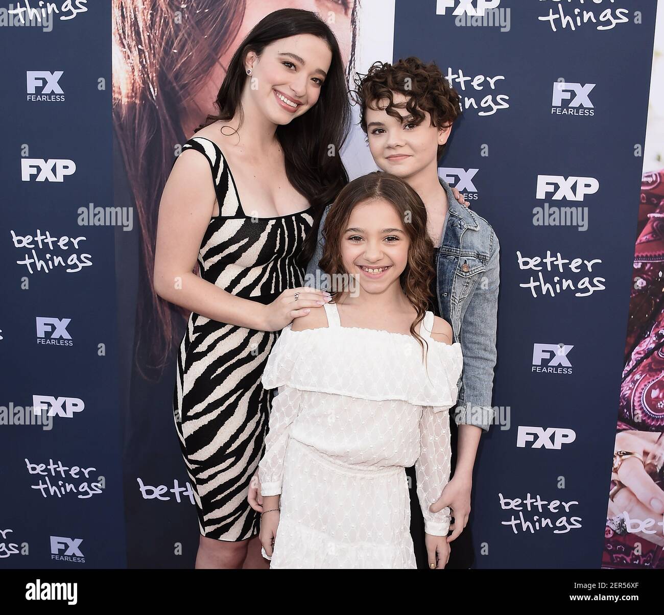 NORTH HOLLYWOOD, CA - APRIL 19: Mikey Madison, Olivia Edward and Hannah ...