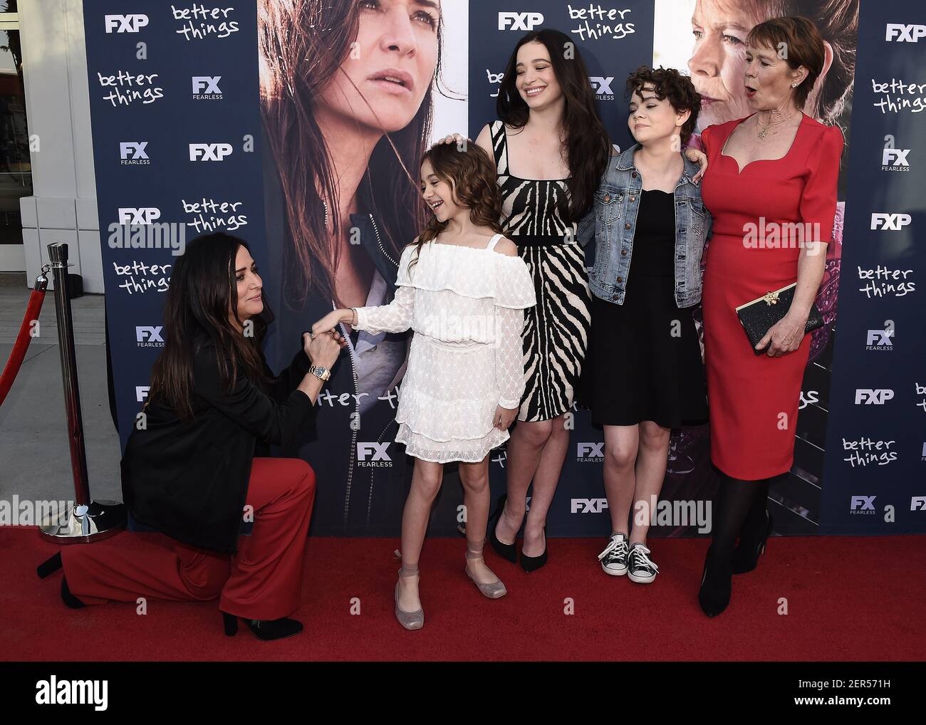 NORTH HOLLYWOOD, CA - APRIL 19: Pamela Adlon, Olivia Edward, Mikey ...
