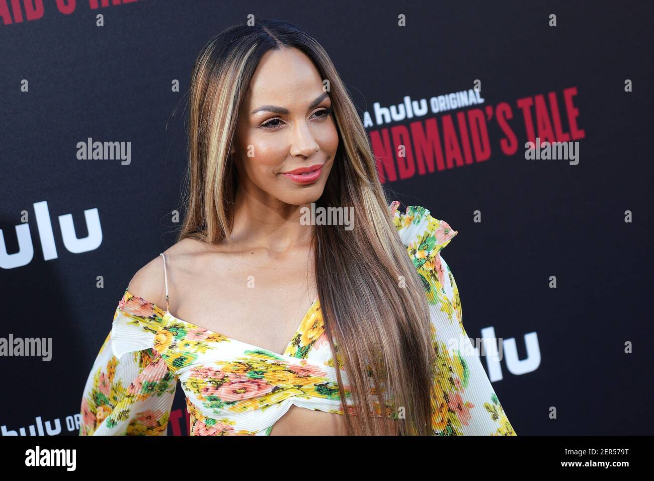 Amanda Brugel at Hulu's "The Handmaid's Tale" Season 2 held at the TLC Chinese Theatre on April ...