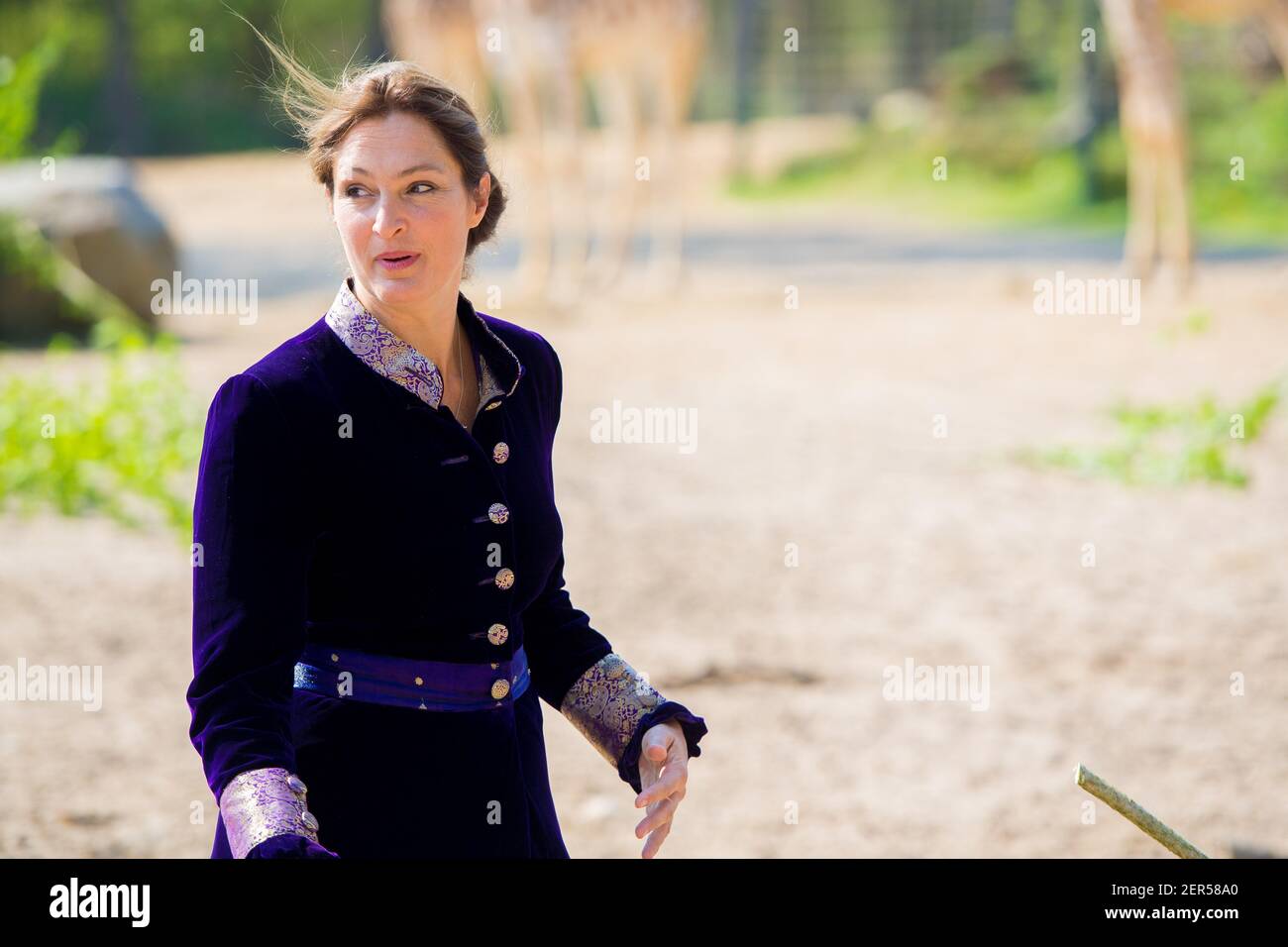 Saba Douglas-Hamilton during the Future For Nature Awards 2018 in ...