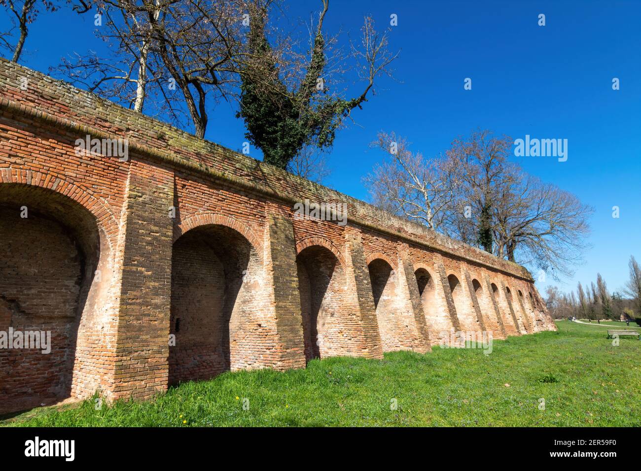 The walls of Ferrara are a fortified wall that originally completely ...
