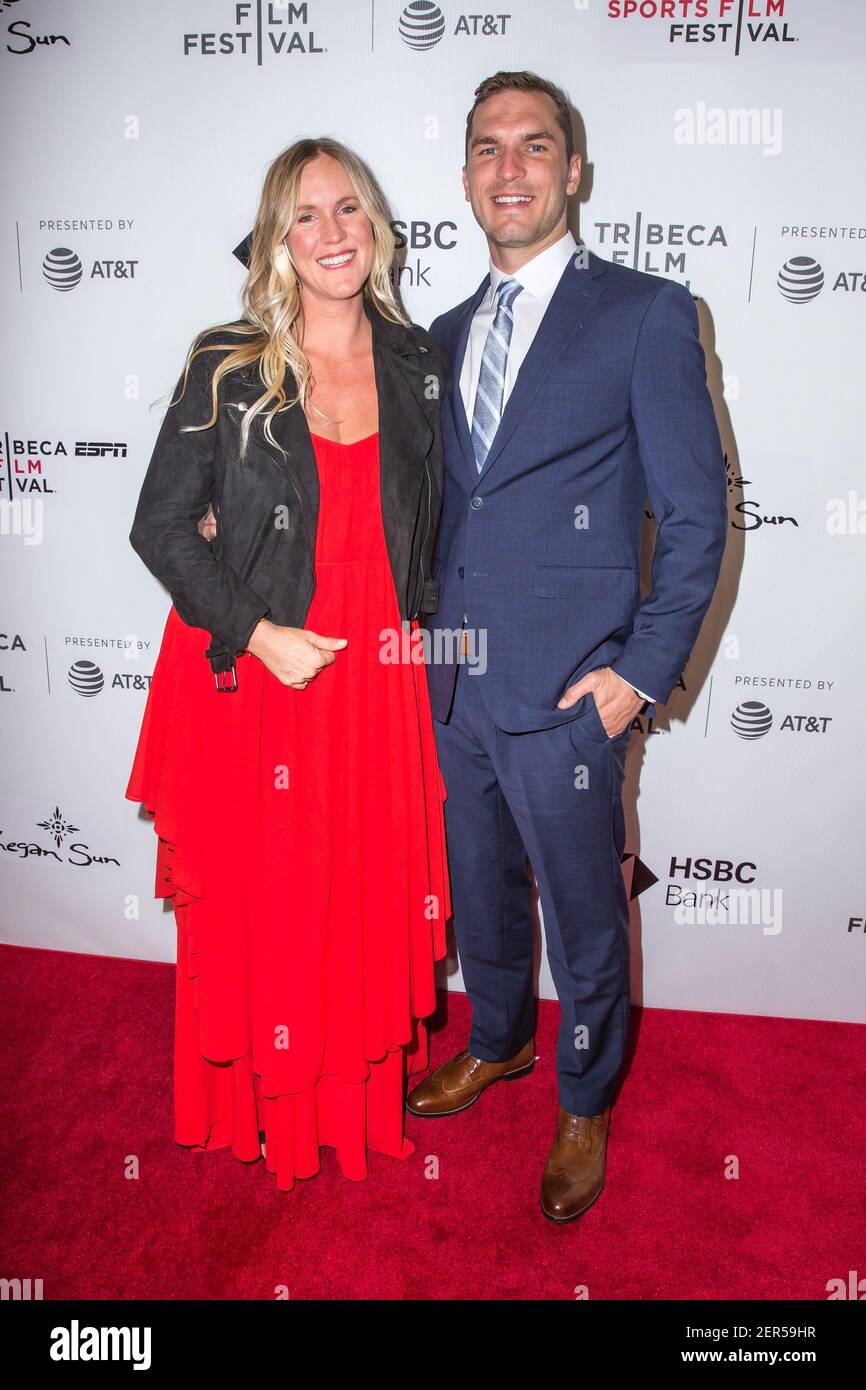 Bethany Hamilton and Adam Dirks attend 'Bethany Hamilton: Unstoppable ...