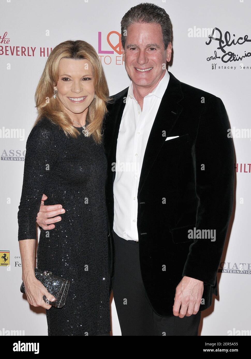 (L-R) Vanna White and John Donaldson arrives at the 25th Annual Race to ...