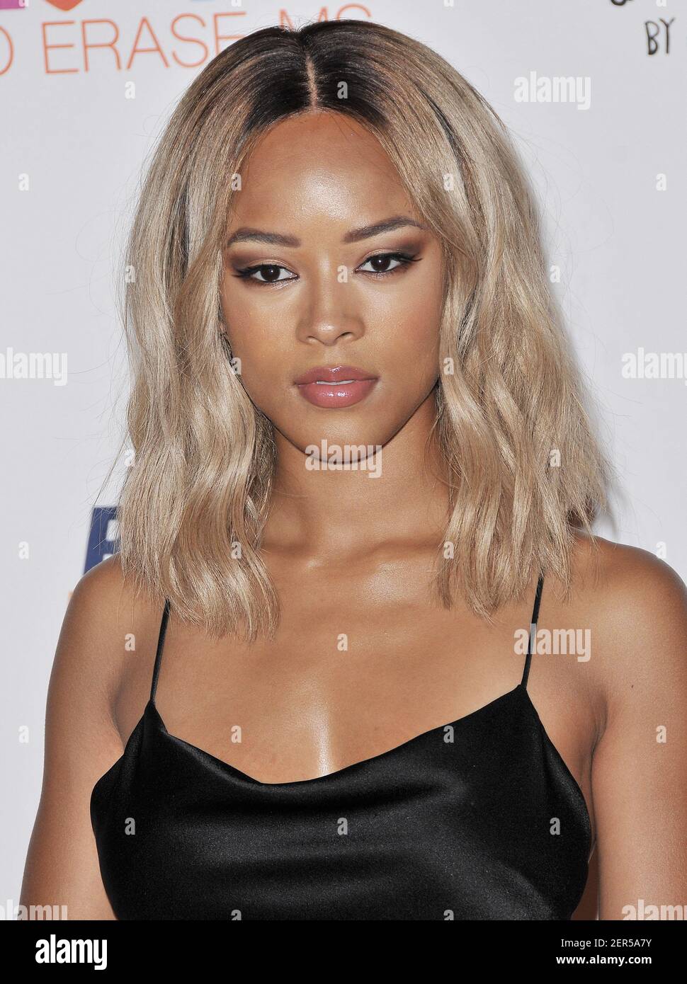 Serayah arrives at the 25th Annual Race to Erase MS Gala held at the ...