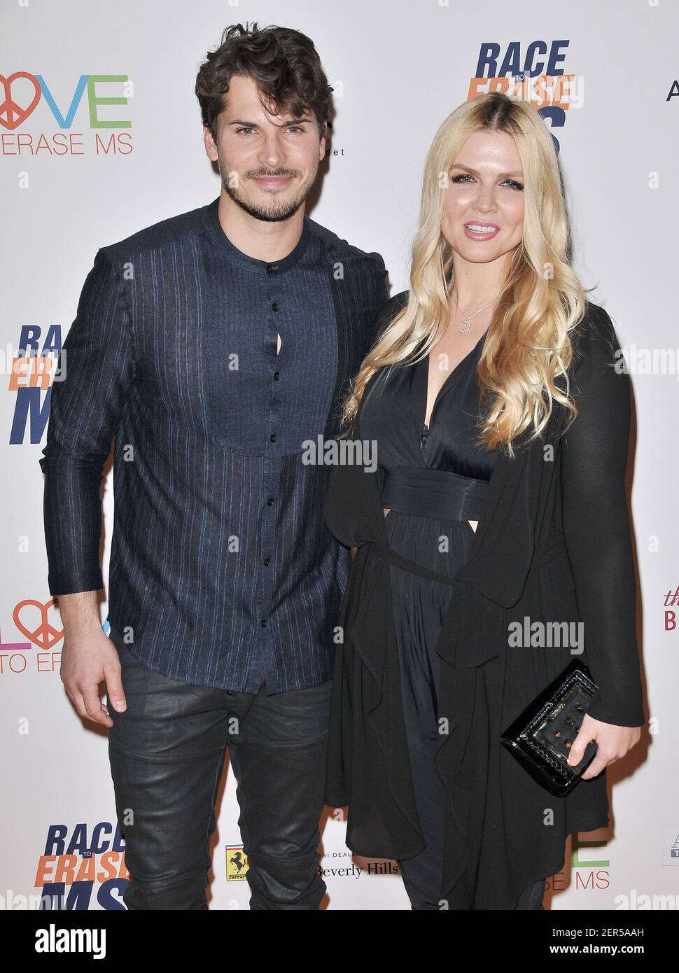 (L-R) Gleb Savchenko and Elena Samodanova at the 25th Annual Race to ...