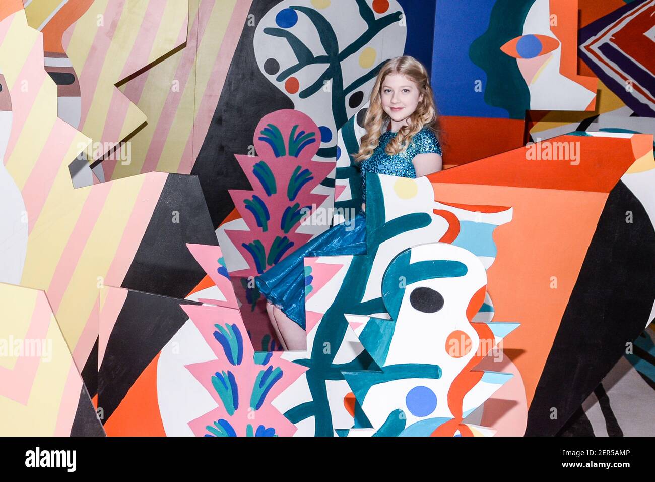 NEW YORK CITY - APRIL 20: Violet Young attends the National Geographic ...