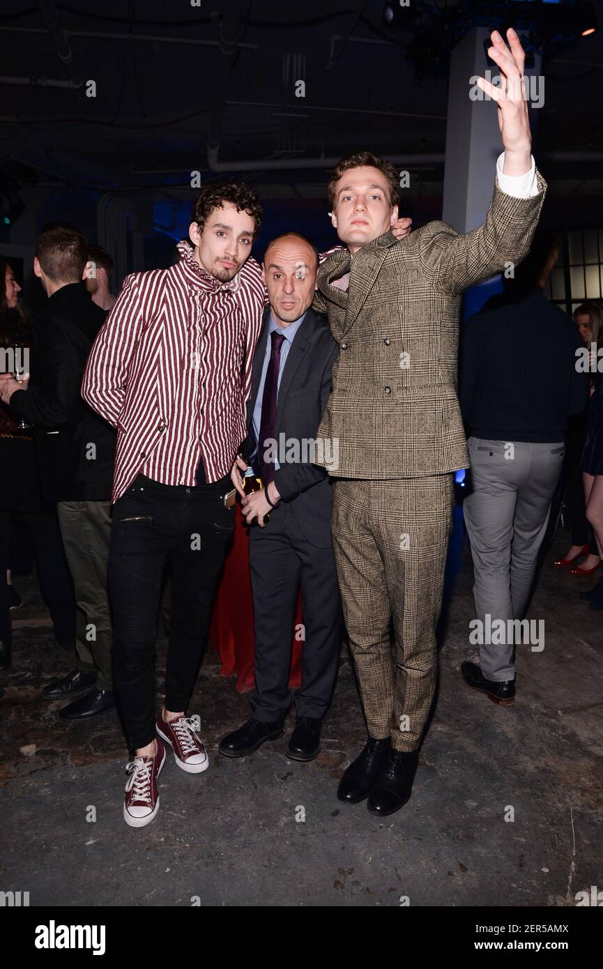 NEW YORK CITY - APRIL 20: Robert Sheehan, Alvaro Ramos and Lucas Arthur ...