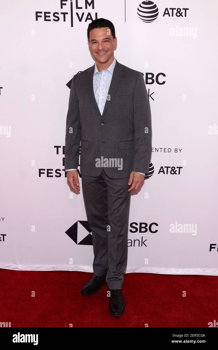 Actor David Alan Basche attends the "EGG" World Premiere at SVA Theatre ...