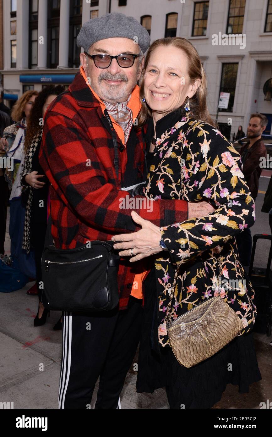 Photographer Arthur Elgort and Grethe Barrett Holby are seen at the Spotlight Narrative ...