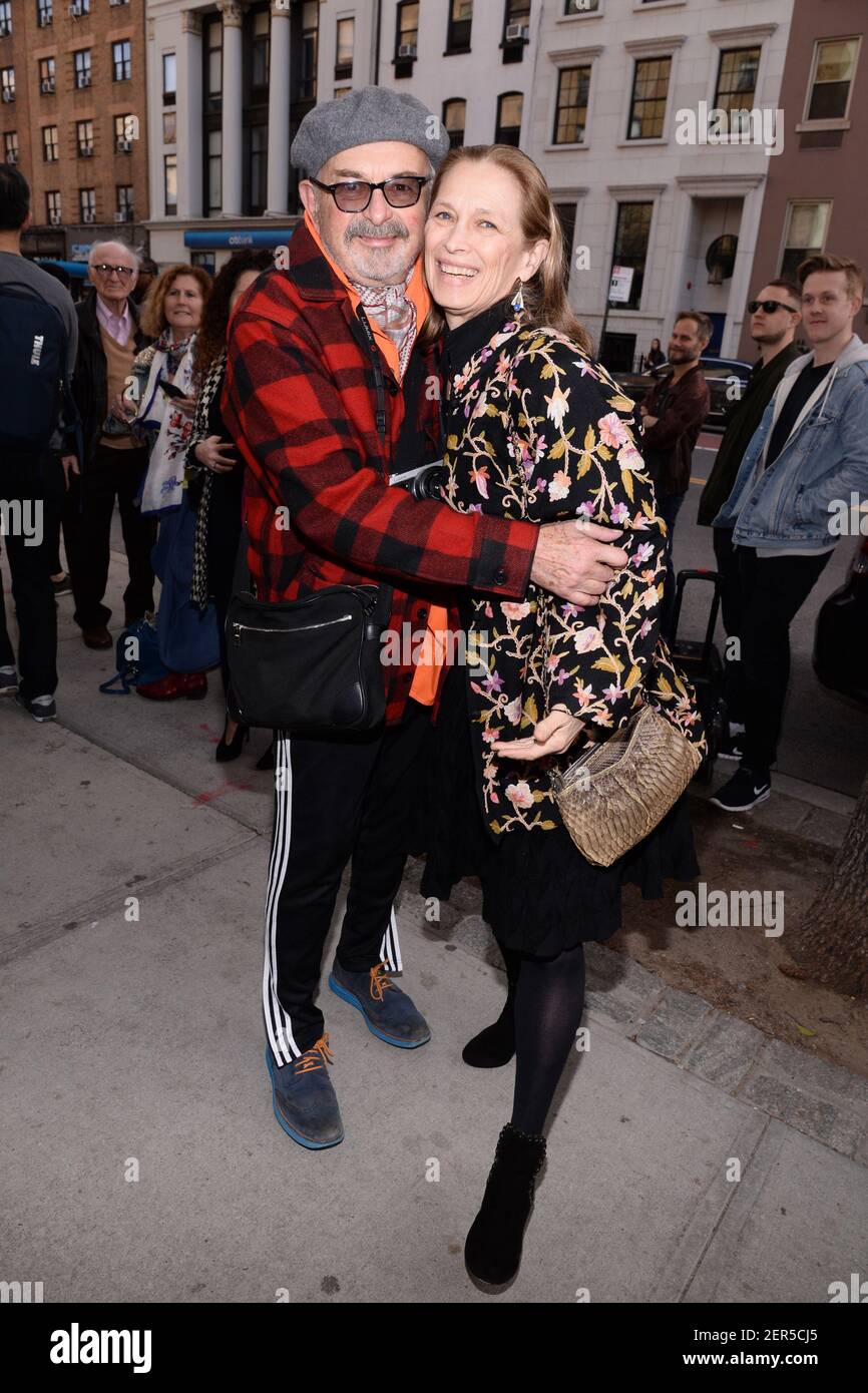 Photographer Arthur Elgort and Grethe Barrett Holby are seen at the Spotlight Narrative ...