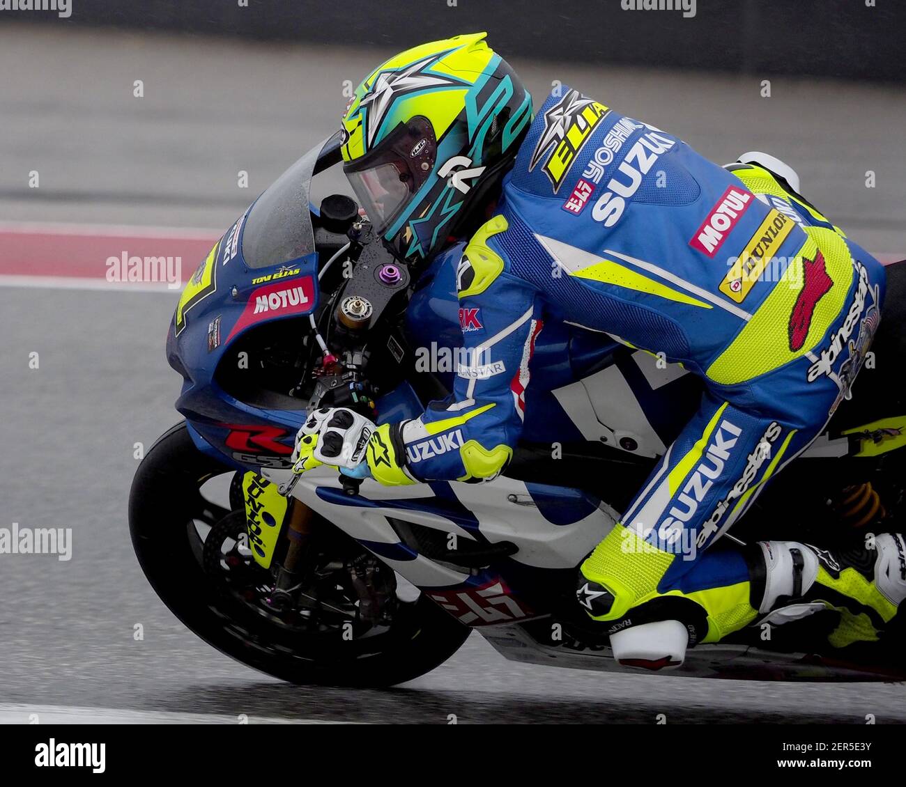 April 21, 2018.. Tony Elias #1 of Yoshimura Suzuki Factory Racing in ...