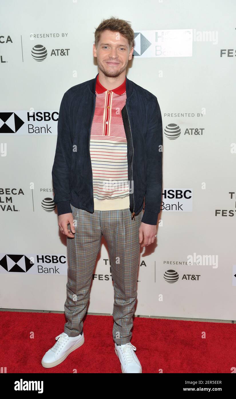 Actor Billy Howle attends the premiere of The Seagull at the Tribeca ...