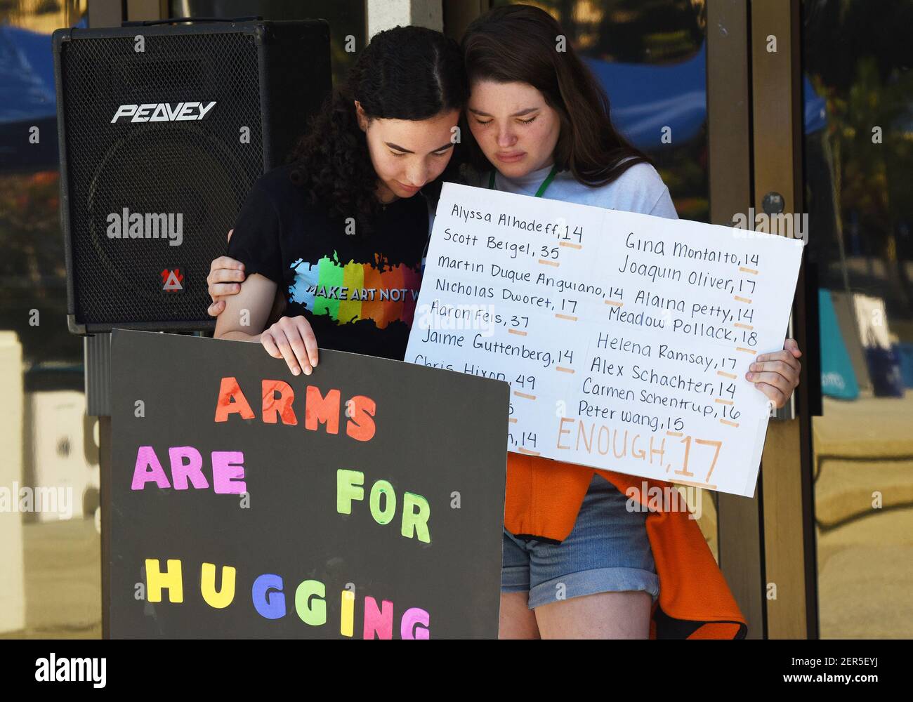 Calvary Christian Academy students Anna Hopson, left, and Amanda Hotte ...