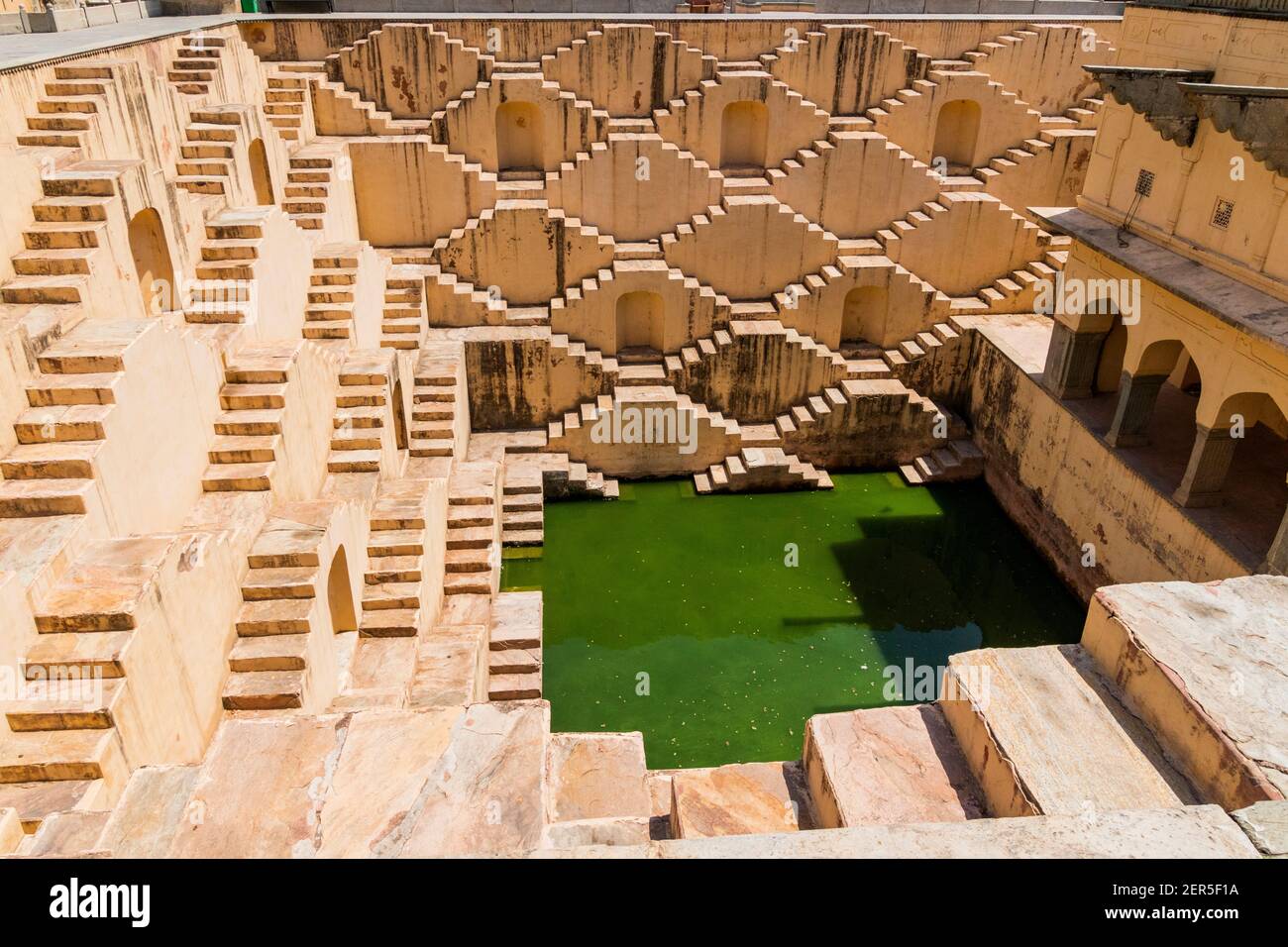 Panna Meena Ka Kund stepwell in Jaipur Stock Photo - Alamy