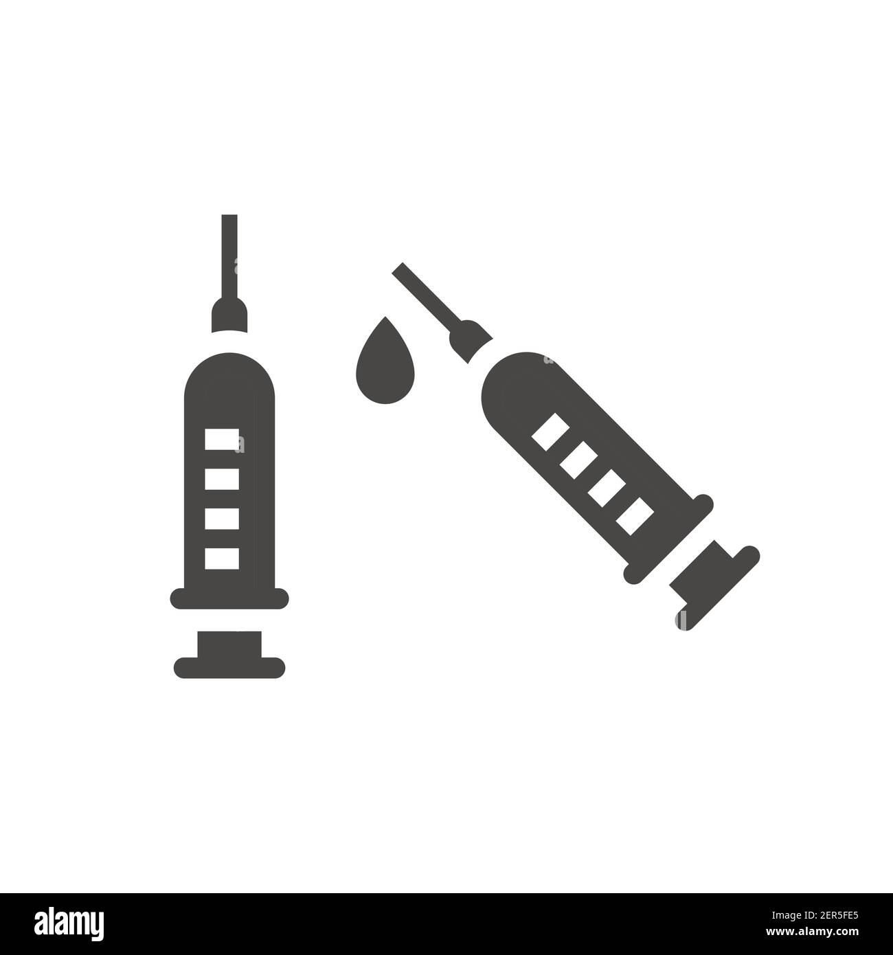 Injection needle blood symbol hi-res stock photography and images - Alamy