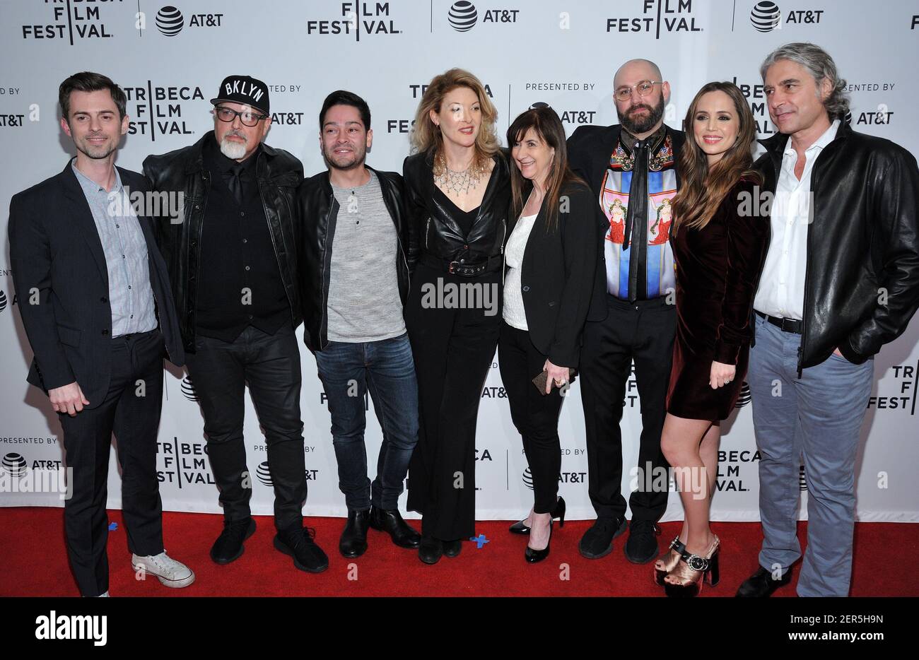 The producers and director, including Nathaniel Dushku, Sam Maydow ...