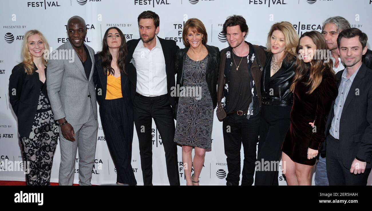 L-R: Actors Tina Benko, McKinley Belcher III, Marianne Rendon, Brandon ...