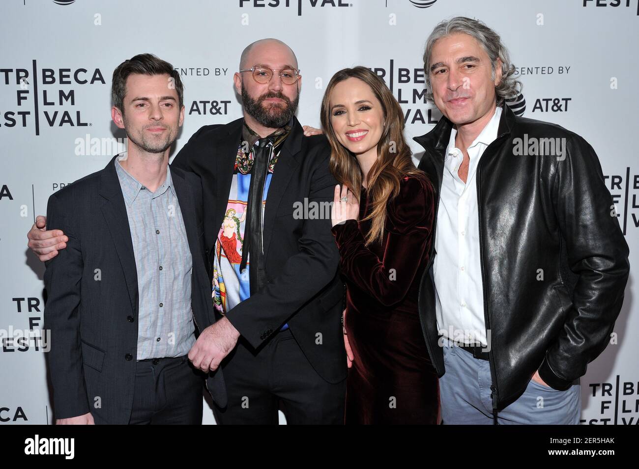 L-R: Producer Nathaniel Dushku, Amnon Lourie, producer Eliza Dushku and ...