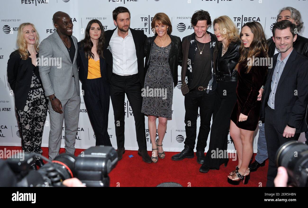 L-R: Actors Tina Benko, McKinley Belcher III, Marianne Rendon, Brandon ...