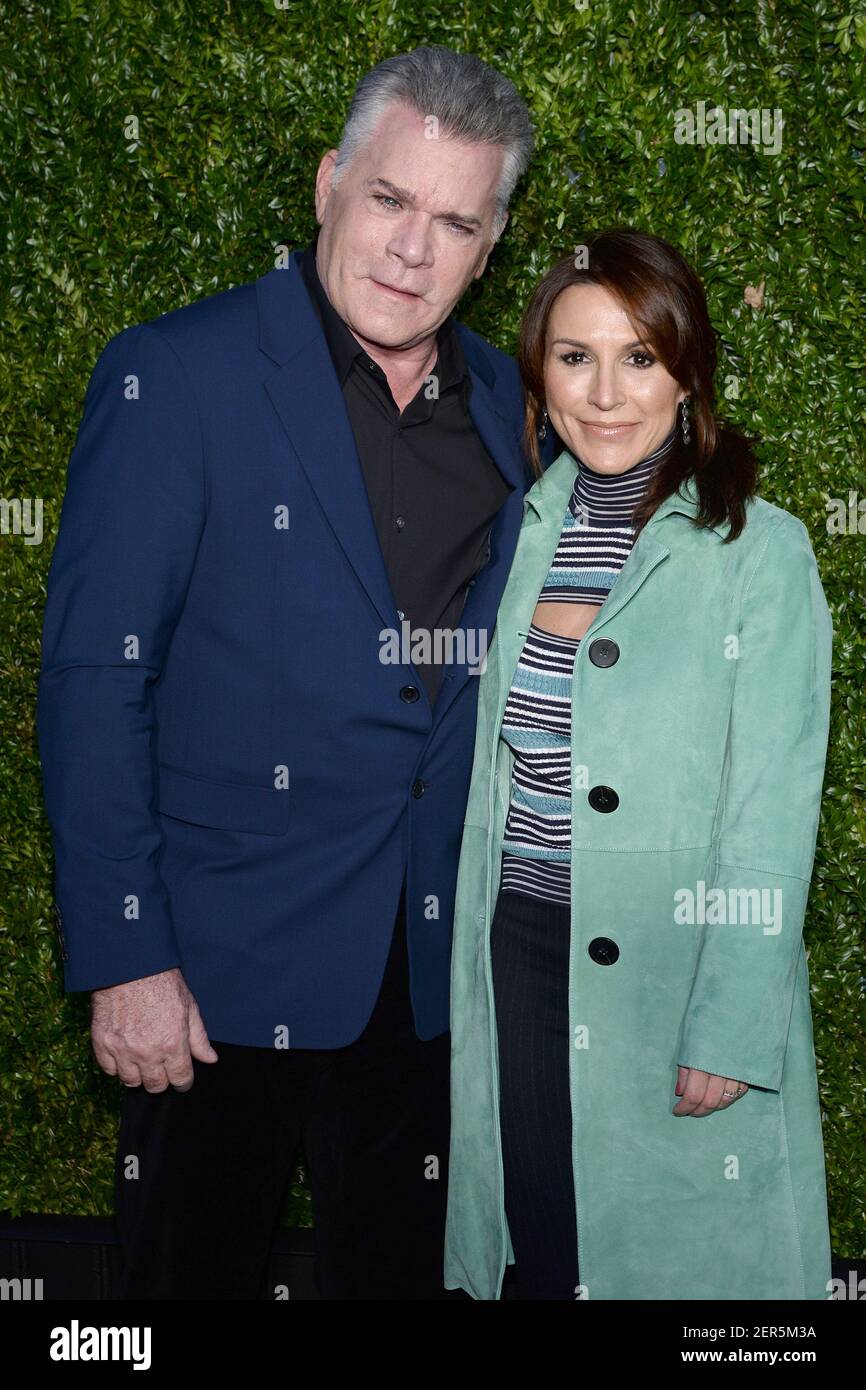(L-R) Ray Liotta and Michelle Grace attend the CHANEL Tribeca Film ...