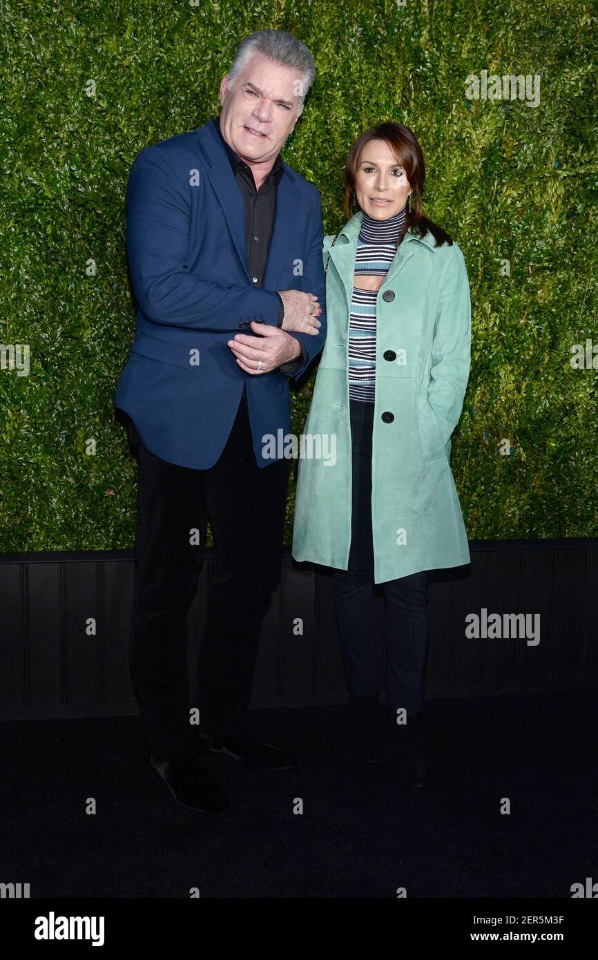 (L-R) Ray Liotta and Michelle Grace attend the CHANEL Tribeca Film ...