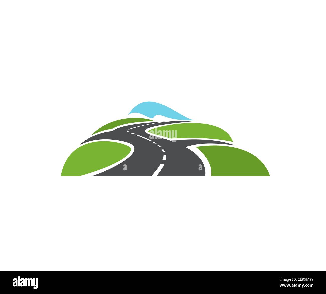 Speed highway, roads intersection icon. Freeway crossroad, asphalt ...