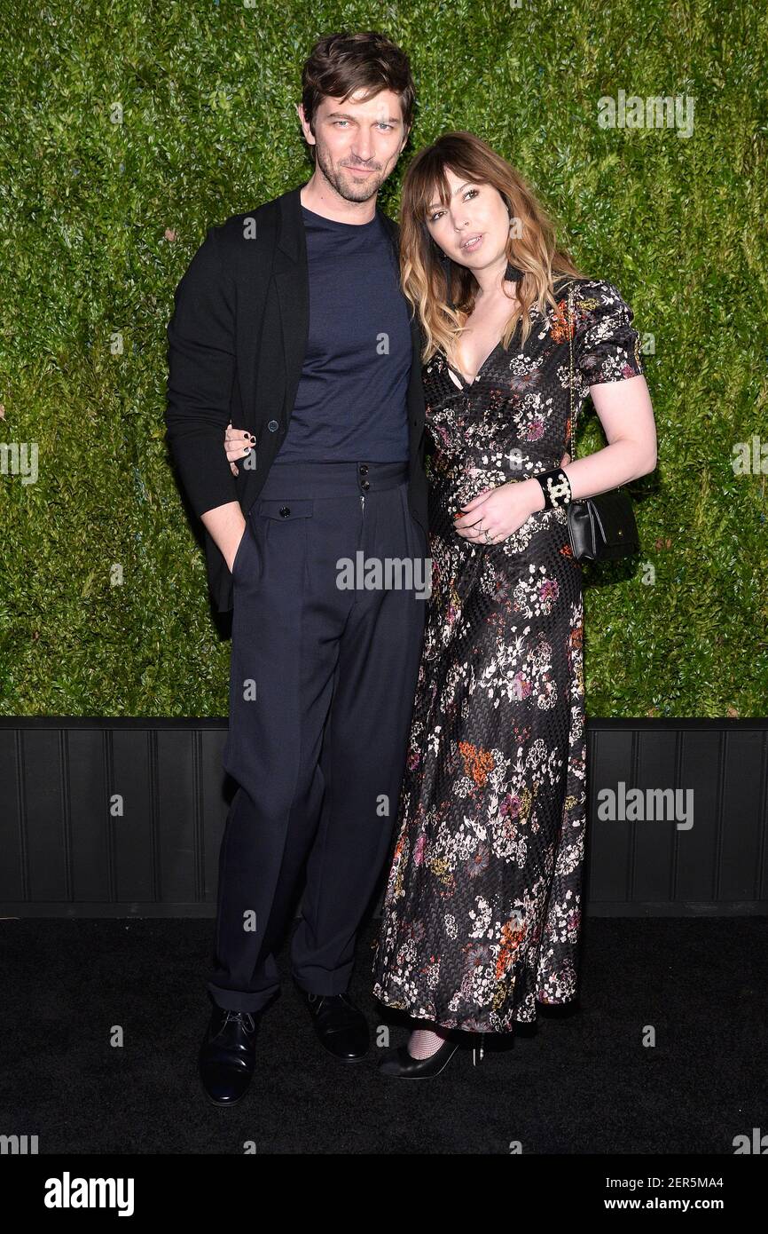 Michiel Huisman (L) and guest attend the CHANEL Tribeca Film Festival ...