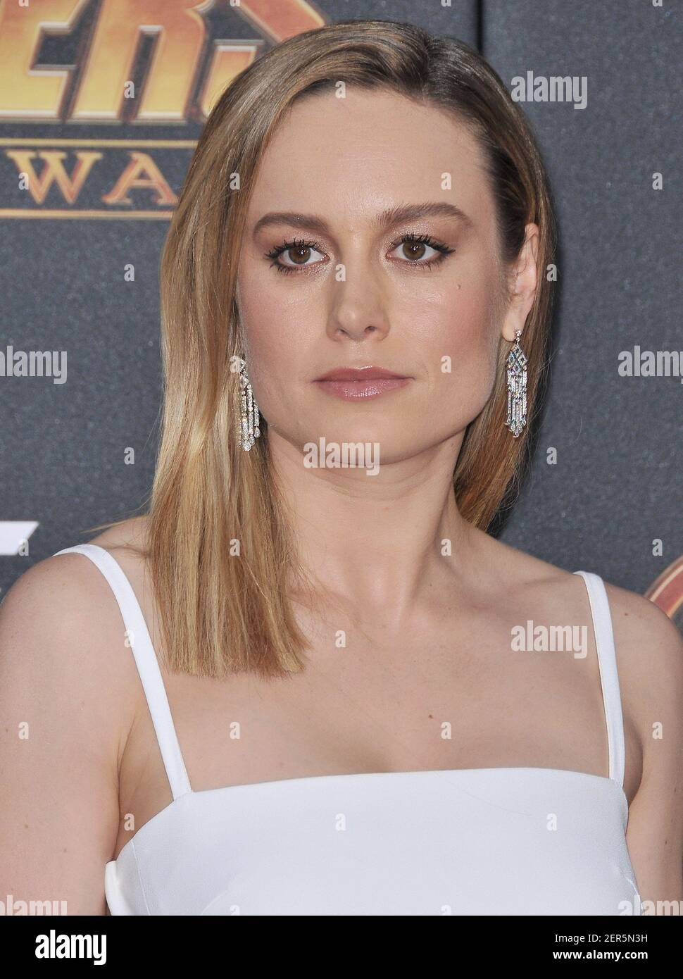 Brie Larson arrives at Marvel Studios' "Avengers: Infinity War" held on ...