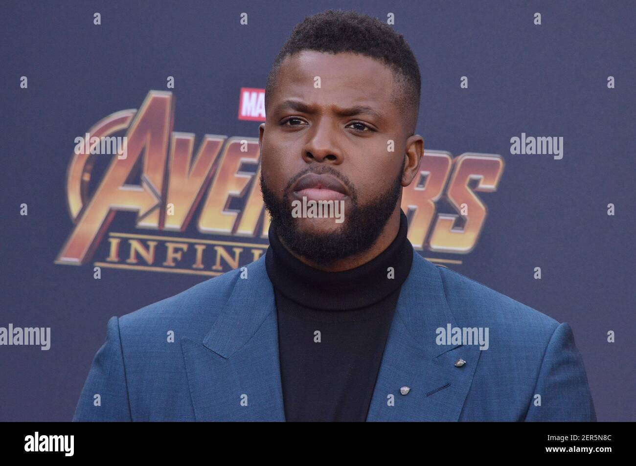 Winston Duke arrives at Marvel Studios' "Avengers: Infinity War" held ...