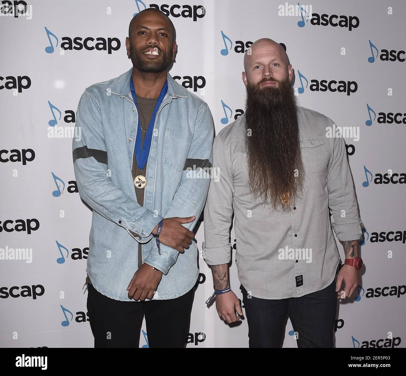 BEVERLY HILLS, CA - APRIL 23: Ray Charles McCullough II and Jeremy ...