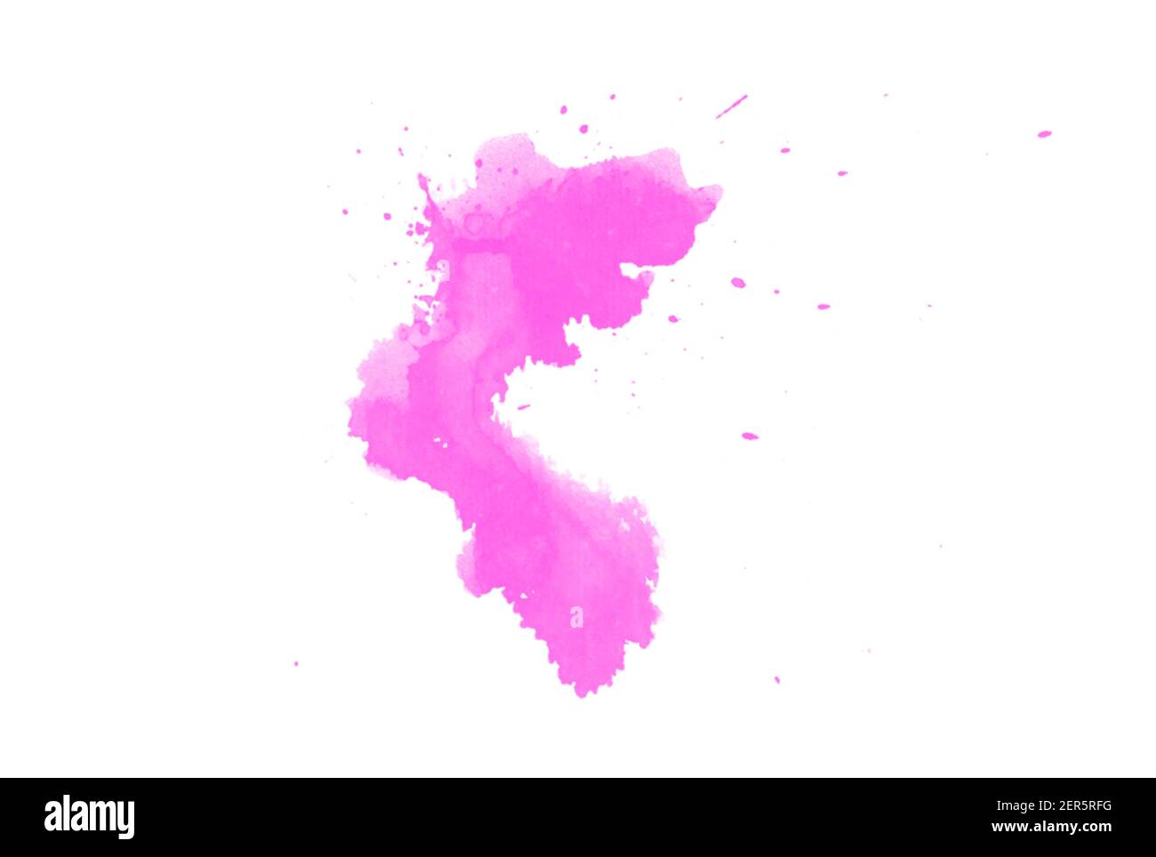 Pink watercolor splash hi-res stock photography and images - Alamy