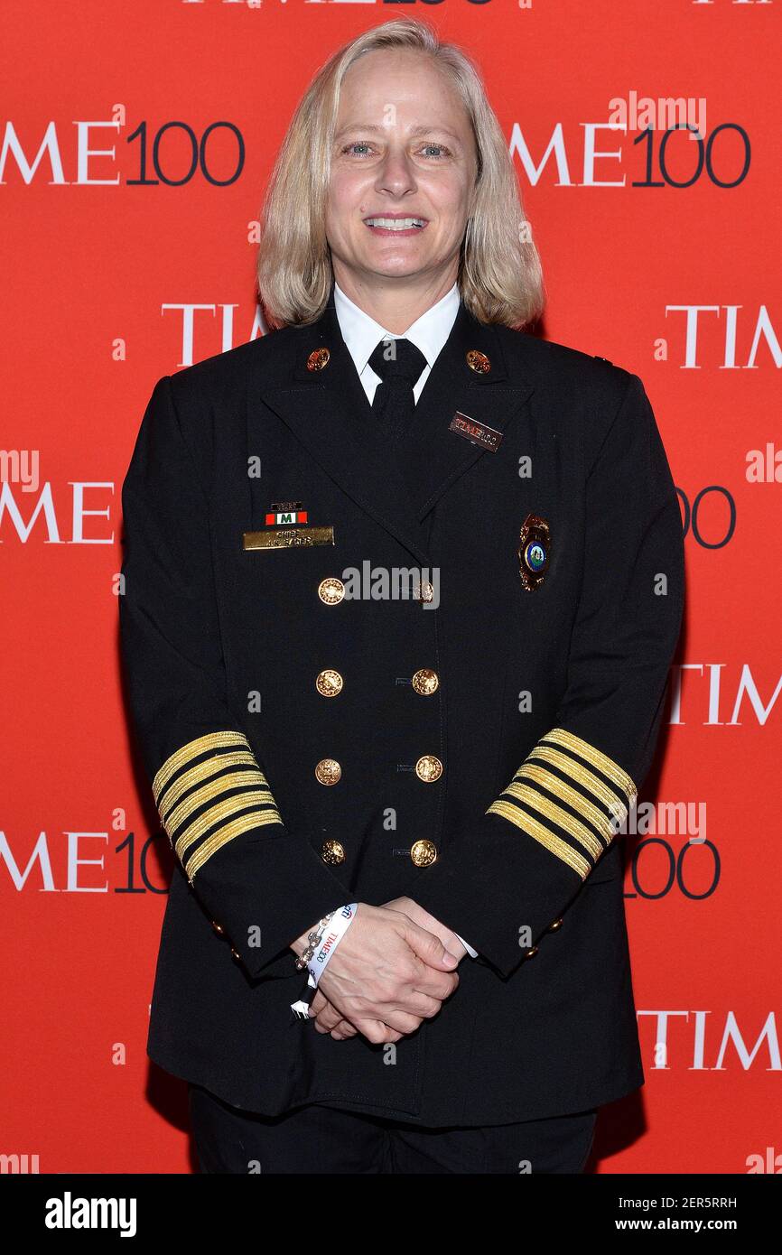 Fire Chief Jan Rader walking the red carpet at Time 100 Most ...