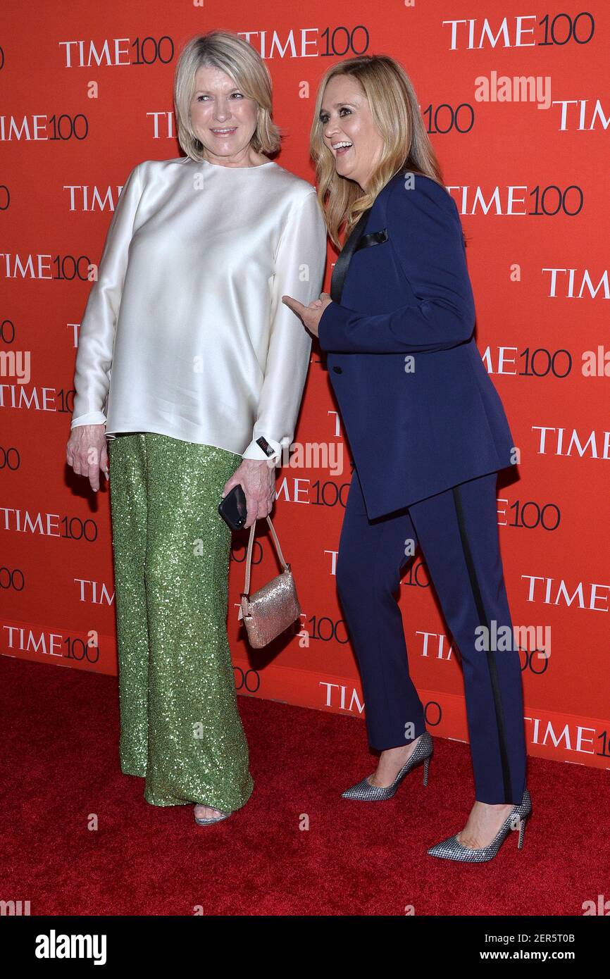 Martha Stewart and Samantha Bee walks the red carpet at Time 100 Most ...