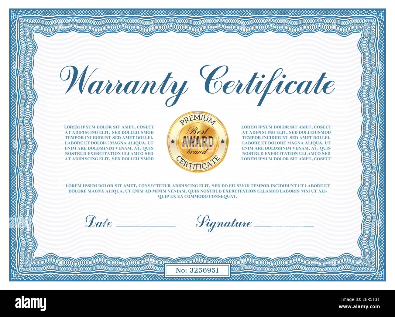 Warranty Certificate Template Free