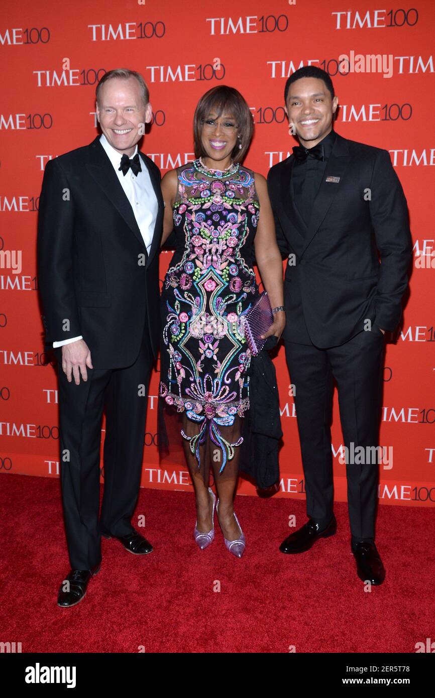 John Dickerson, Gayle King and Trevor Noah walking the red carpet at ...