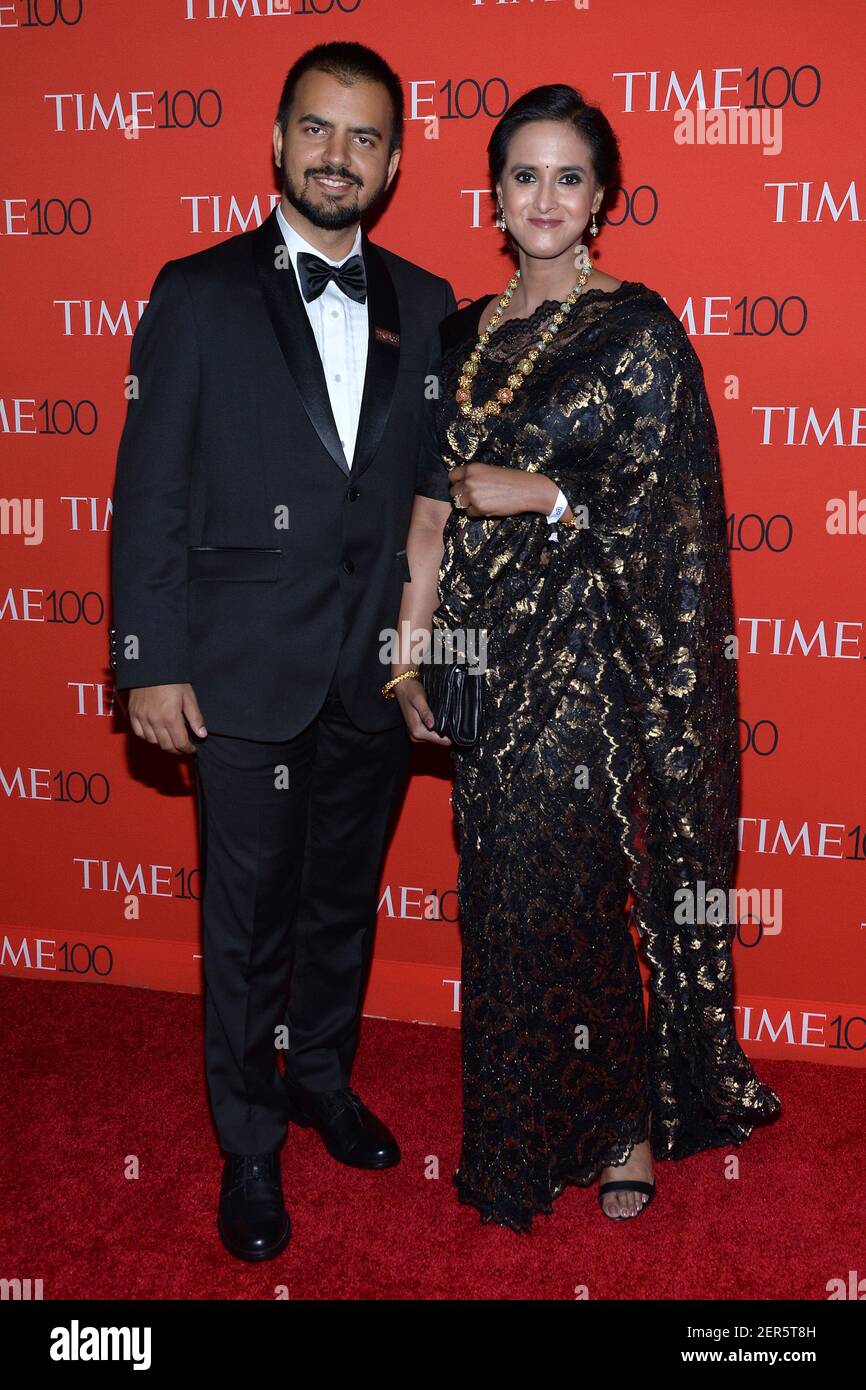 Bhavish Aggarwal and Rajalakshmi Aggarwal walking the red carpet at ...