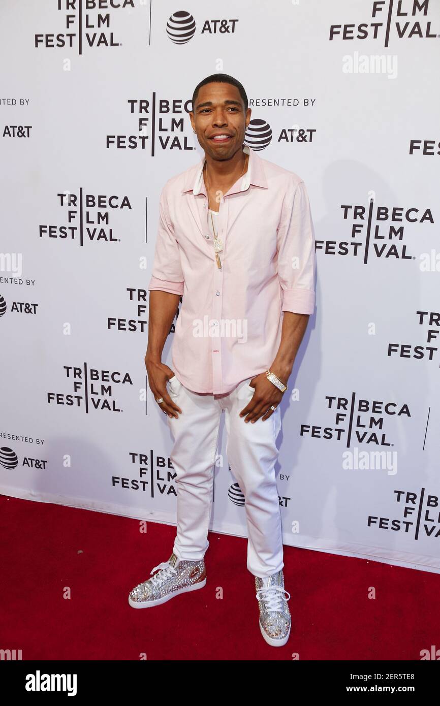 Caleb Pinkett attends the world premiere of "Cobra Kai" during the ...