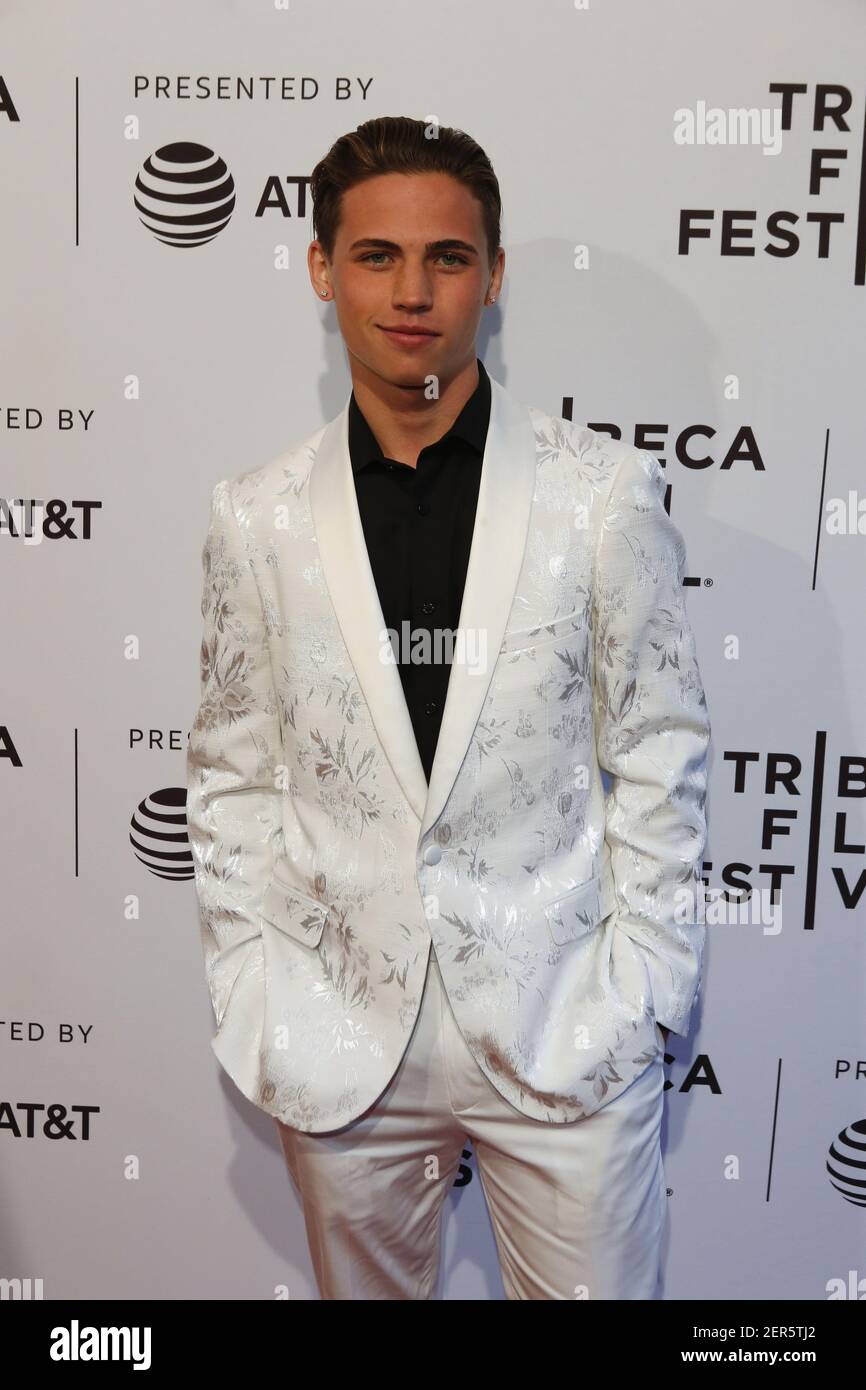 Actor Tanner Buchanan attends the world premiere of "Cobra Kai" during ...