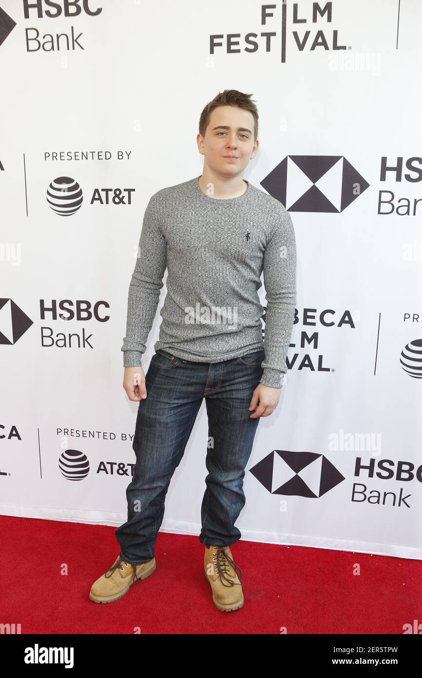 Actor Sam McCarthy attends the world premiere of "All these small ...