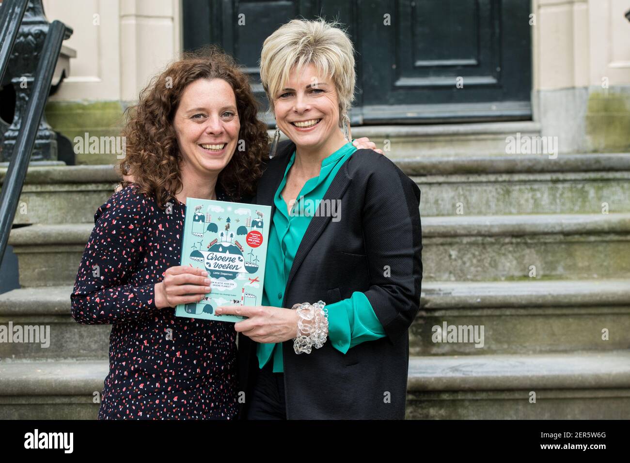 Princess Laurentien receives the first copy of the Book Green feet from ...