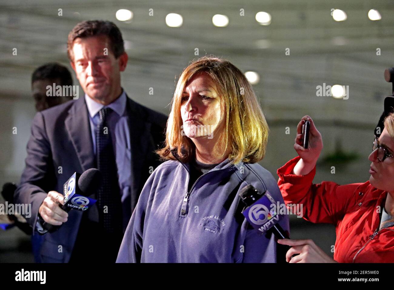Boca Raton mayor Susan Haynie exits the Palm Beach County jail Tuesday ...