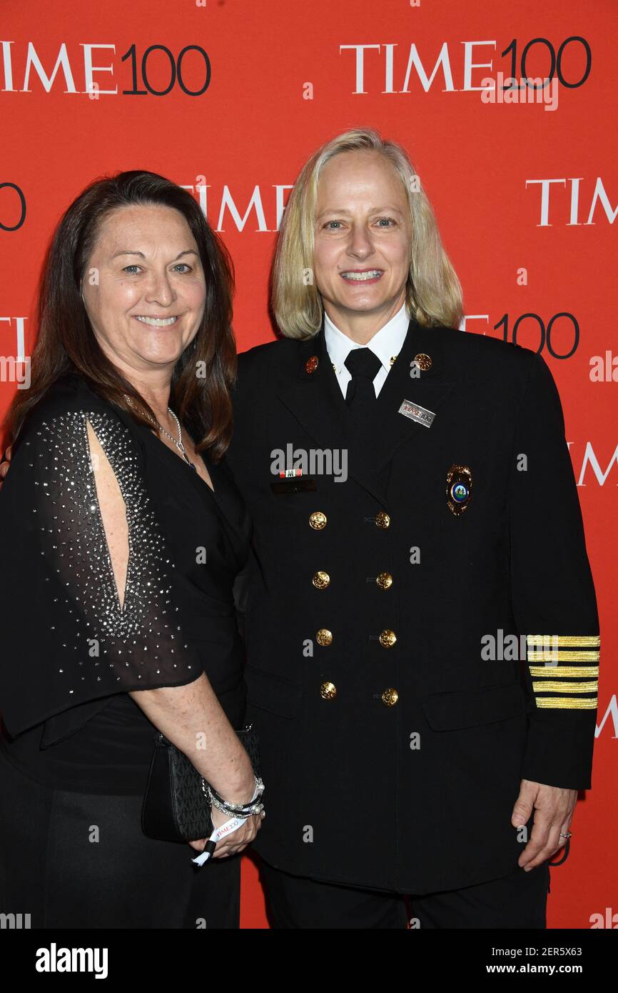 Lisa Tackett, Jan Rader arrives to the 2018 TIME 100 Gala, held at the Frederick P. Rose Hall ...