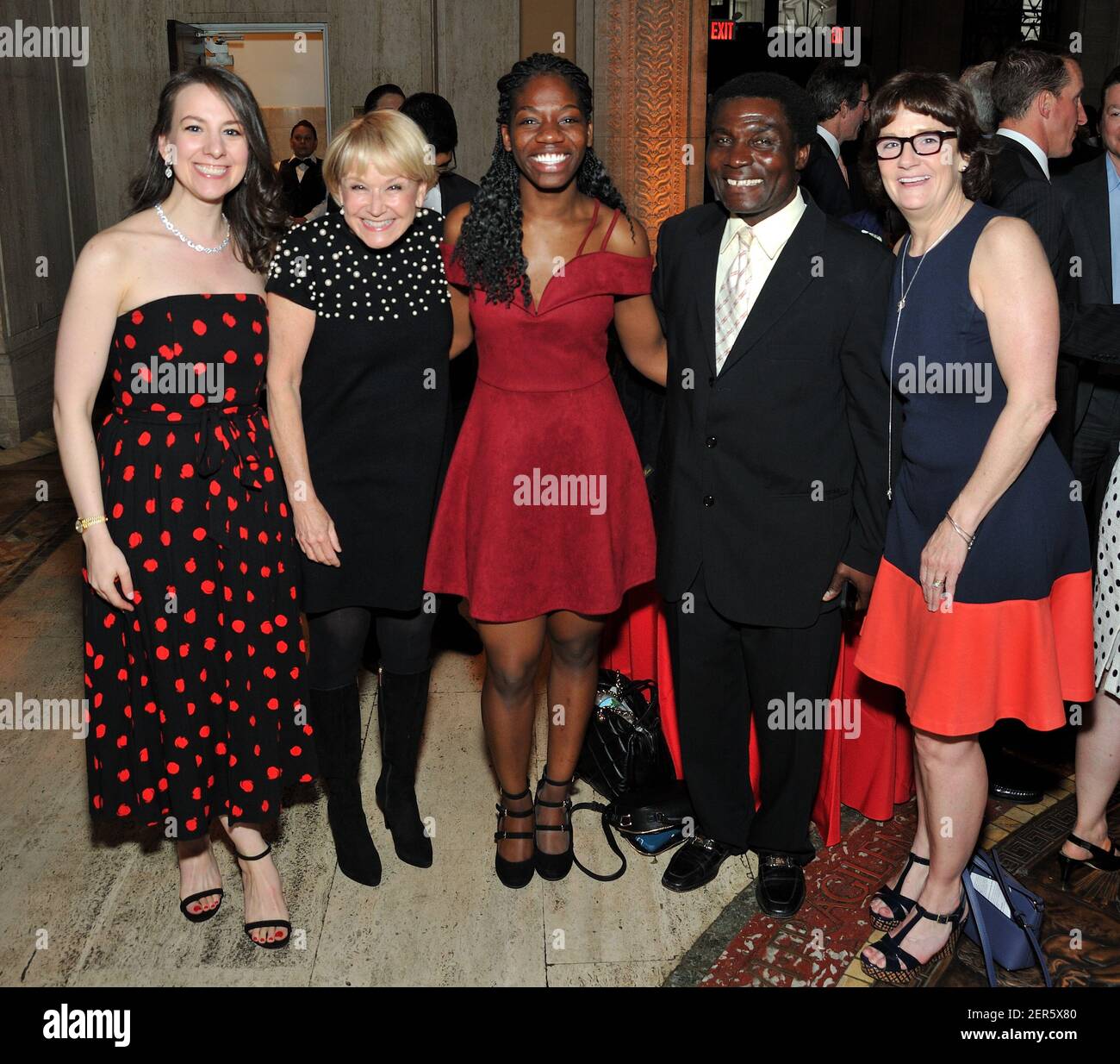 L-R: Olympic gold medalist Sarah Hughes, broadcaster Andrea Joyce ...
