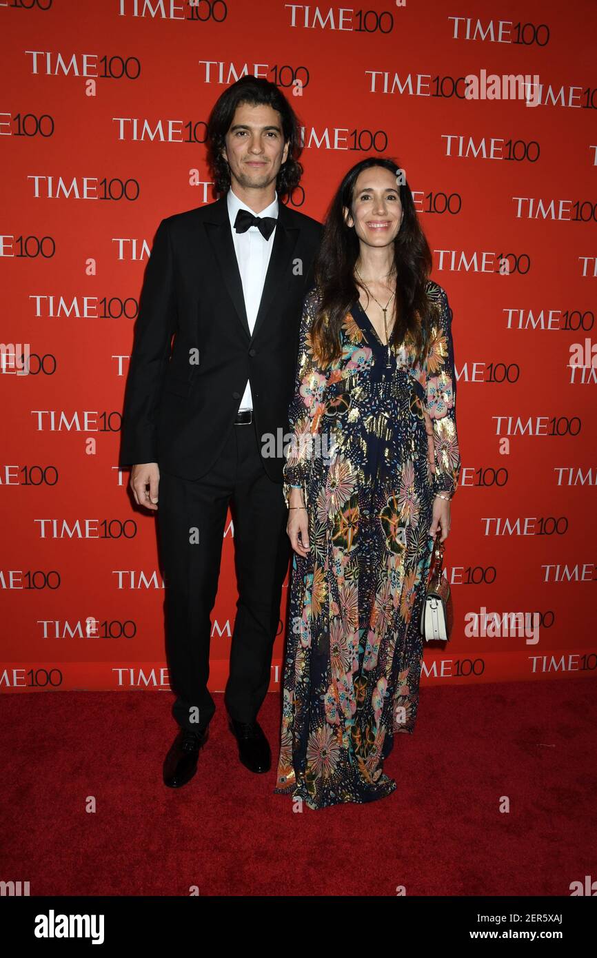 Adam Neumann, Rebekah Neumann arrives to the 2018 TIME 100 Gala, held ...