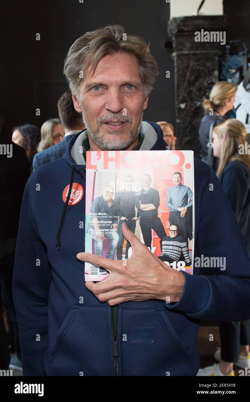 Erwin Olaf during the launch of the new issue of the LHOMO magazine in ...