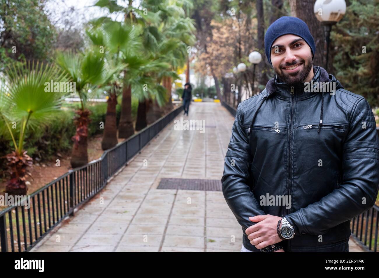Happy muslim guy at university Stock Photo - Alamy