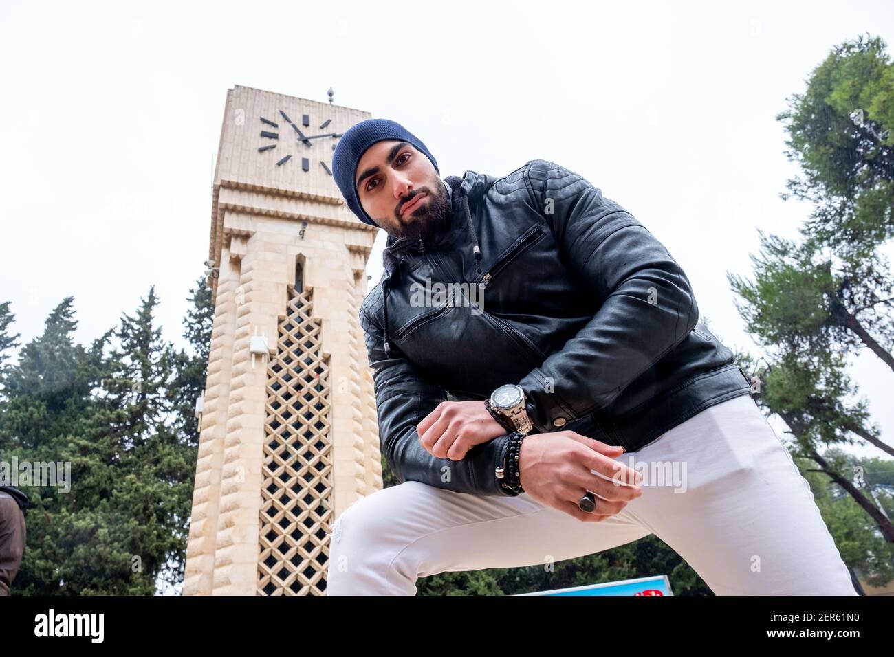 Happy muslim guy at university Stock Photo - Alamy