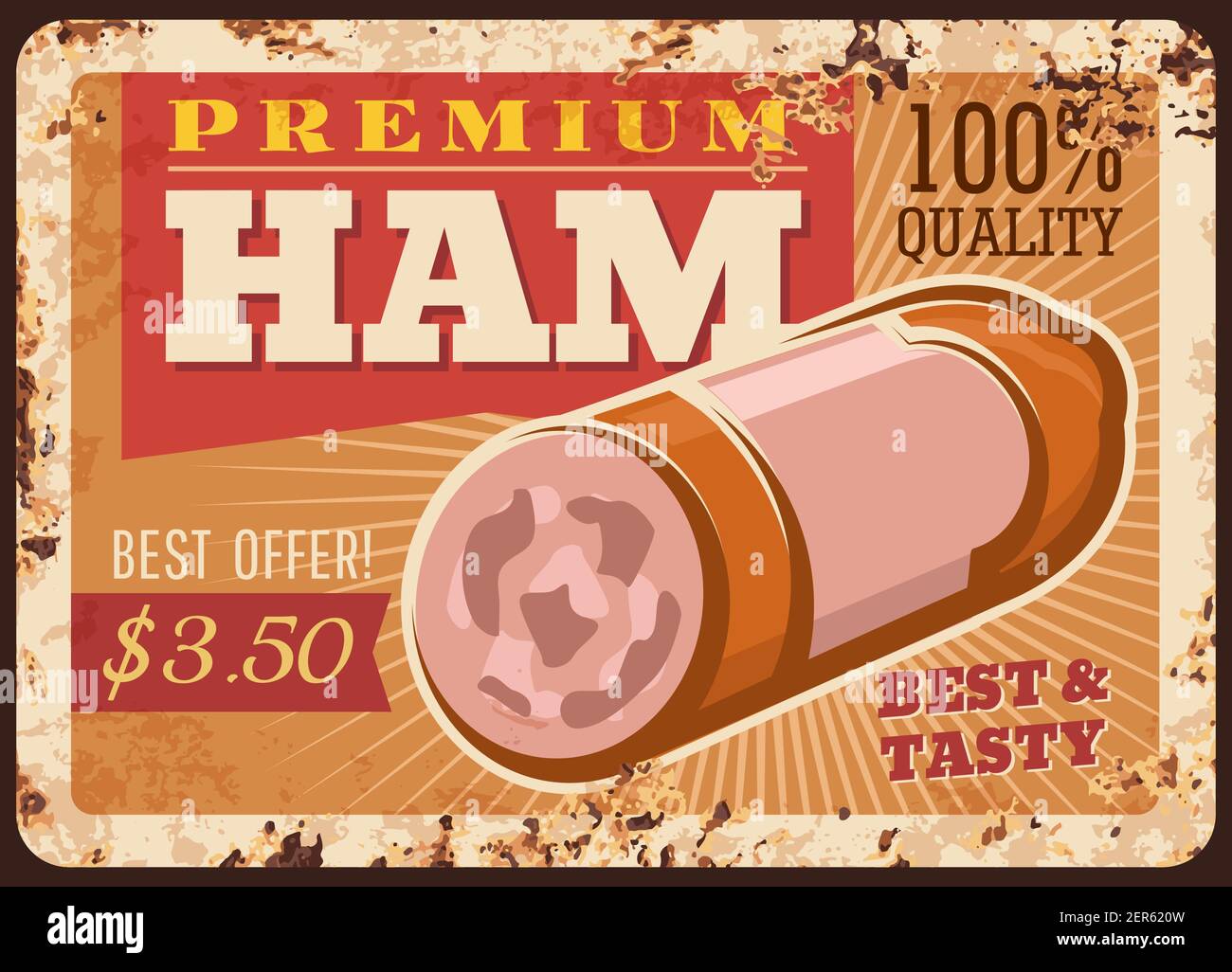 Vintage grocery ad Stock Vector Images - Alamy